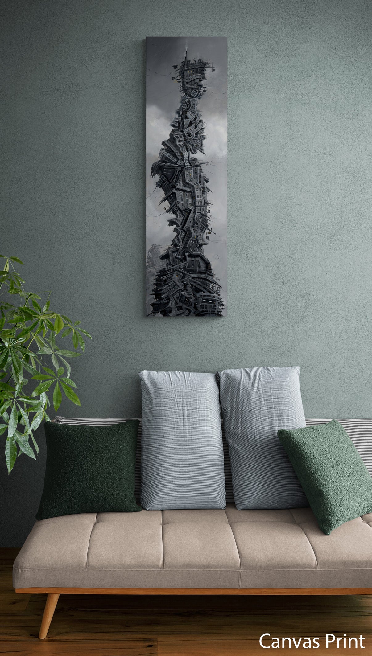 Urban City Art Print | Street Art | Justin BUA - Urban Artist - Justinbua